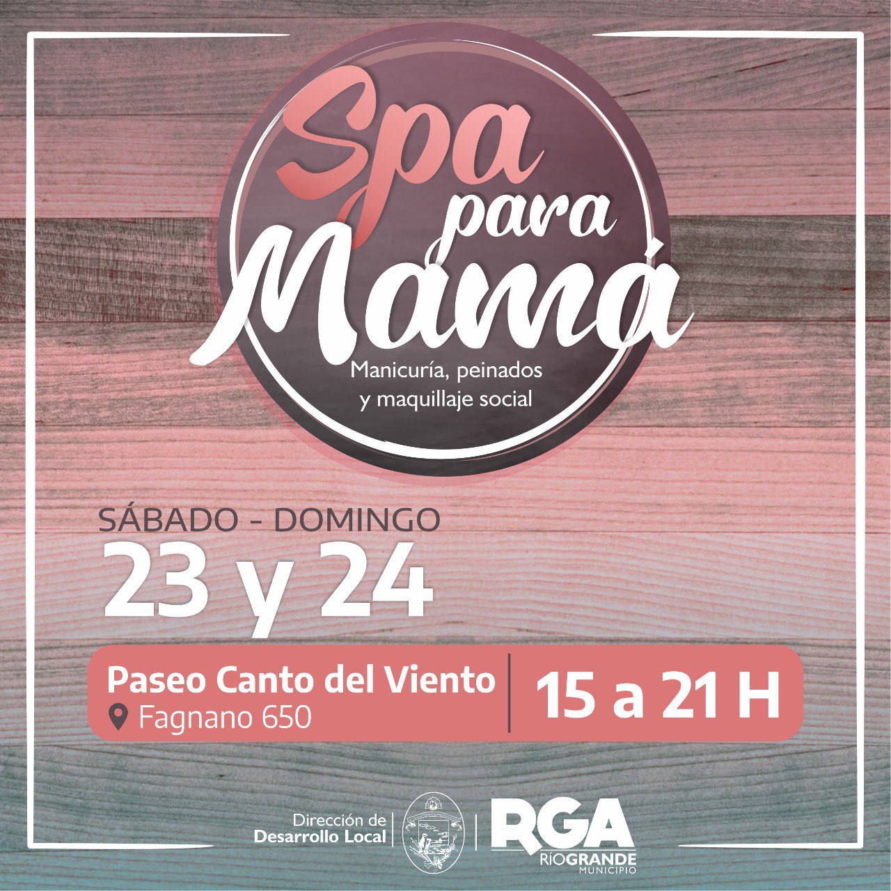 Se viene una tarde de spa para mamá en el Paseo Canto del Viento