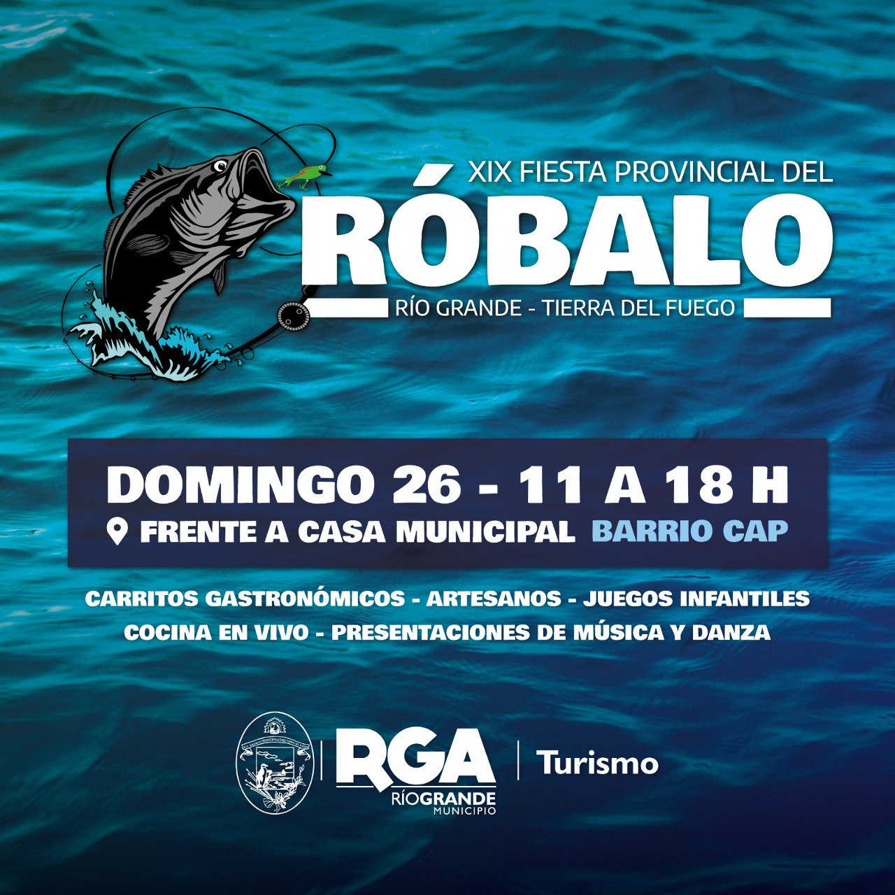 Pescadores y pescadoras participarán de la Fiesta Provincial del Róbalo