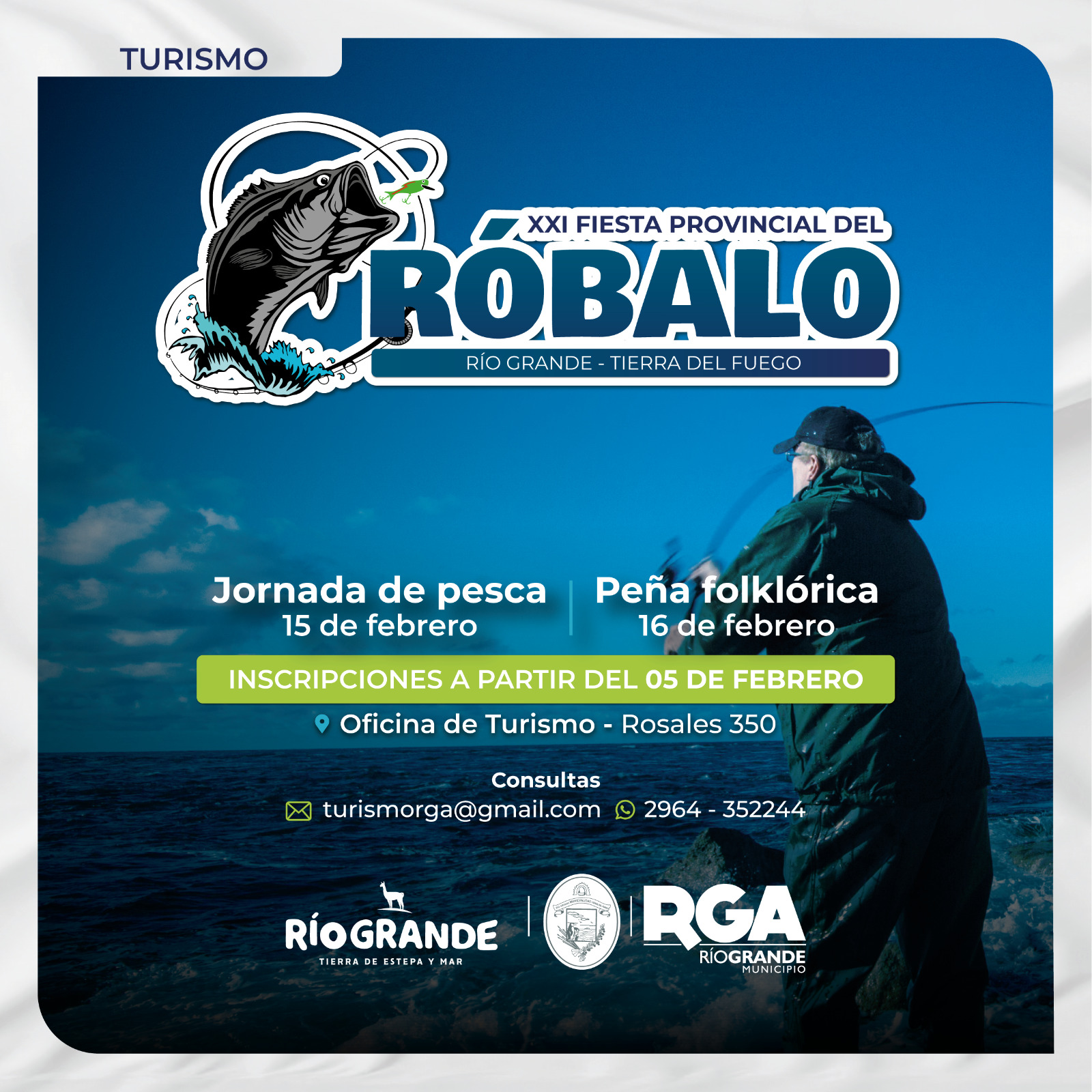 Fiesta del Róbalo: el miércoles comienzan las inscripciones